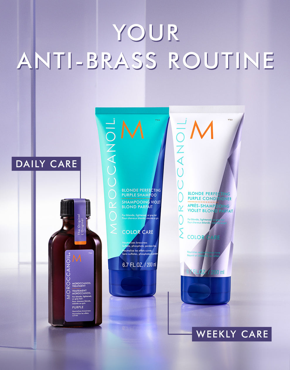 Moroccanoil Treatment Purple - Anti-Brass Hair Oil