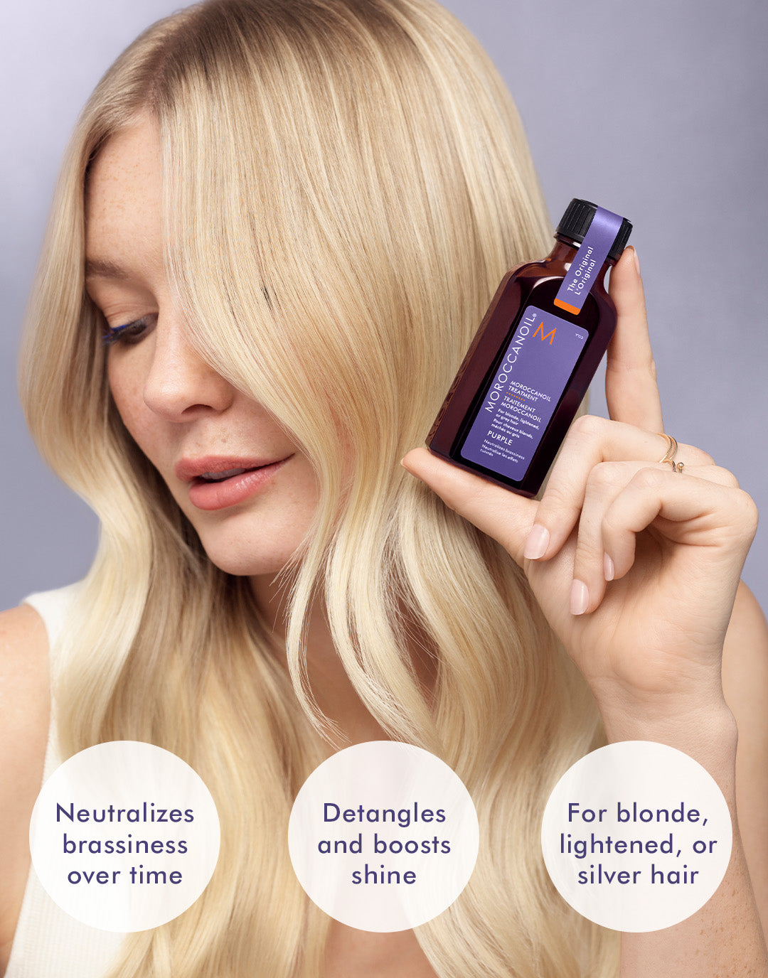 Moroccanoil Treatment Purple - Anti-Brass Hair Oil