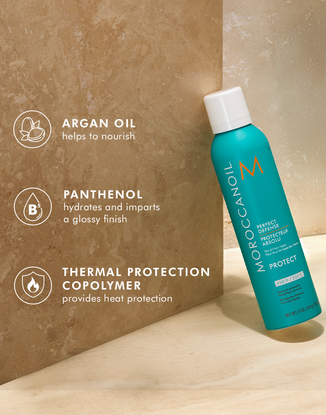 Perfect Defense Heat Protectant – Moroccanoil